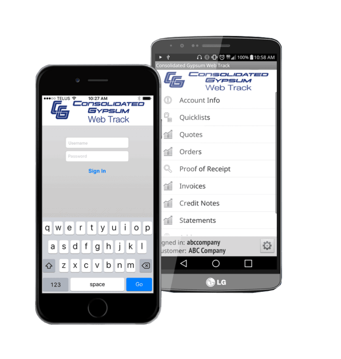 Web Track - Consolidated Gypsum Supply Ltd.